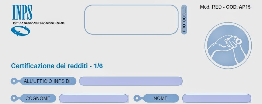 Modello RED 2015 | Patronato Acli Usa